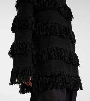 LISA YANG Agneta Fringed Cashmere-blend Sweater - White