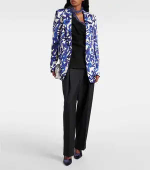 Dries Van Noten Printed Blazer