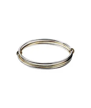 SPINELLI KILCOLLIN Lumin Sterling Silver And 18kt Linked Bangles - Gold