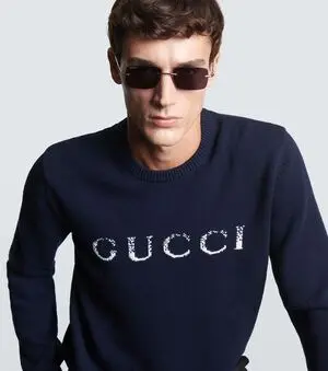 Gucci Horsebit Rectangular Sunglasses - Silver