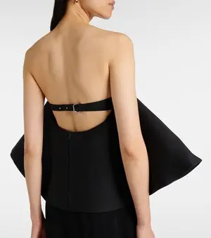 Jacquemus La Robe Vela Wool And Silk Maxi Dress