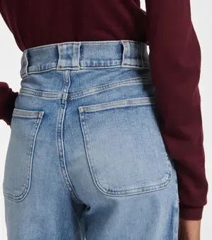FRAME Modern Pocket Wide-leg Jeans