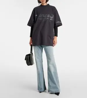 Balenciaga Logo Oversized T-shirt