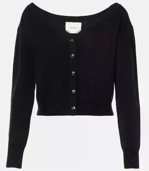 LISA YANG Beata Off-shoulder Cashmere Cardigan