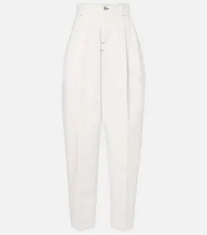 Jacquemus The Curzio De-nîmes High-rise Jeans - White