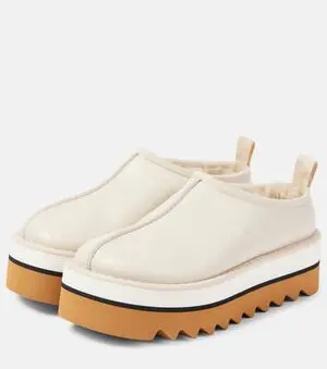 Stella McCartney Sneak-elyse Faux Leather Mules