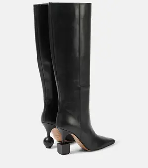 Jacquemus The Bisou Leather Knee-high Boots
