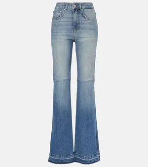 Ag La Croisette High-rise Flared Jeans