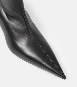 Balenciaga Avenue Leather Over-the-knee Boots