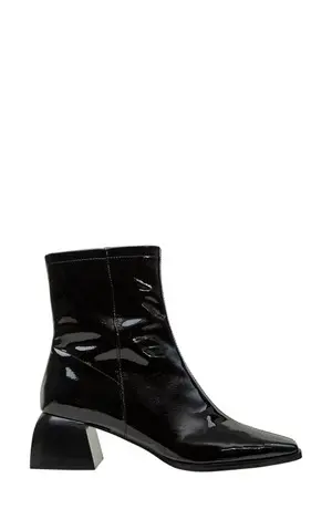 Linea Paolo Saylor Leather Boots - Black Patent
