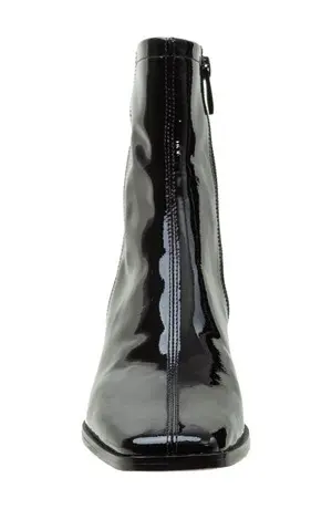 Linea Paolo Saylor Leather Boots - Black Patent