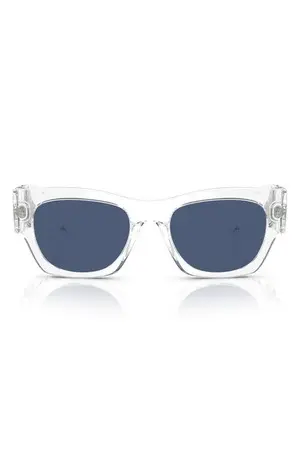 Versace Versace 52mm Pillow Sunglasses Crystal