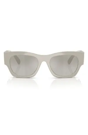 Versace 52mm Pillow Sunglasses - Grey