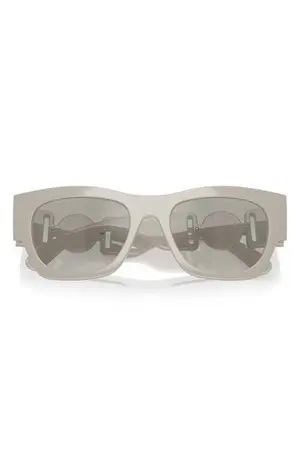 Versace 52mm Pillow Sunglasses - Grey