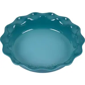 LE CREUSET Heritage 9-inch Stoneware Pie Dish Caribbean