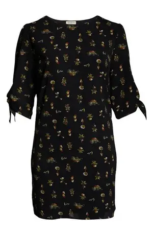 KIYONNA Manhattan Shift Dress - Potted Plant Print