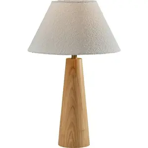 ADESSO Brayden Tapered Table Lamp - Natural Wood
