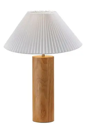 ADESSO Marta Table Lamp - Natural Wood