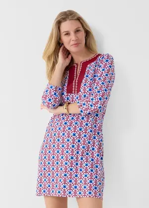 CABANA LIFE Printed Tunic Dress - Concord