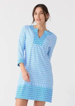 CABANA LIFE Printed Tunic Dress - Seaside