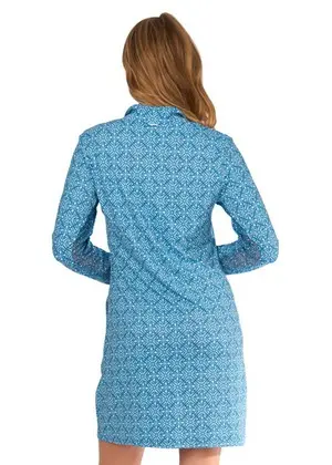 CABANA LIFE 1/4 Zip Sport Dress - Camden Leaf