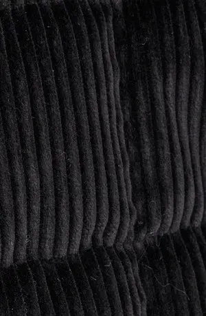 Moncler Gelt Quilted Corduroy Down Shirt Jacket - Black