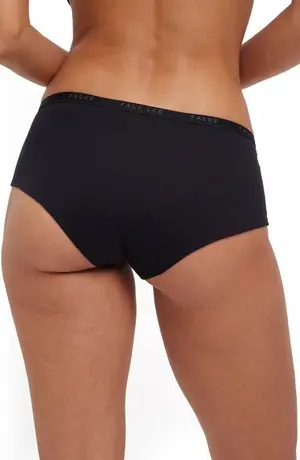 Falke Daily Comfort 2-pack Stretch Cotton Hipster Briefs - Black