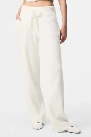 Alo Yoga High-waist Wide Leg Pants - Ivory