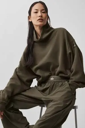 ALO Oversized Mock Neck Pullovers