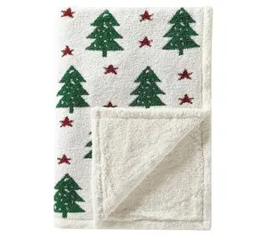 TRULY SOFT Cozy Tree And Star 40x60 Throw Blanket