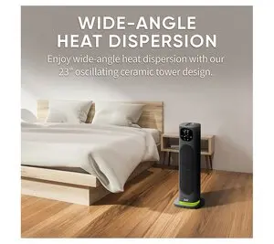 Evo Digital Tower Ceramic Heater With Remote Co Trol