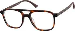 Zenni Aviator Eyeglasses With Carbon Fiber Frame - Tortoiseshell