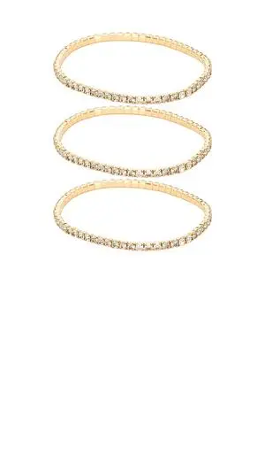 Ettika Crystal Embellished Bracelet Set