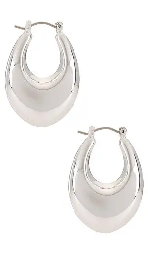 Ettika Open Teardrop Hoop Earrings