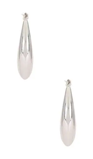 Ettika Open Teardrop Hoop Earrings