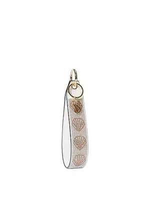 Victoria's Secret Victoria's Secret Wristlet Strap Keychain White,ivory