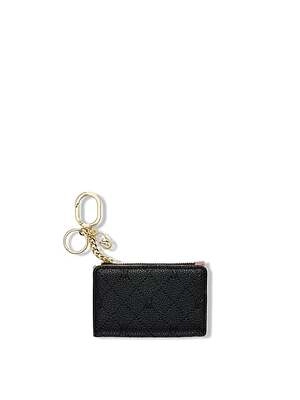 Victoria's Secret Foldover Card Case Keychain - Black