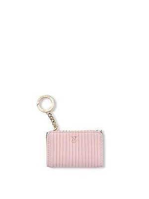 Victoria's Secret Foldover Card Case Keychain Pink
