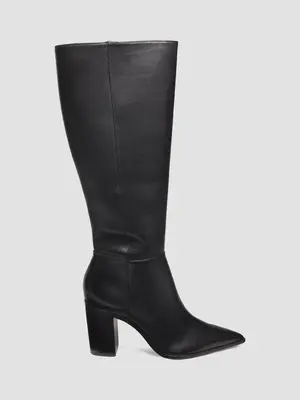 Schutz Mikki Up 90mm Leather Block-heel Boots