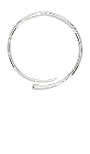 Ettika Elegant Wrap Choker - Metallic Silver