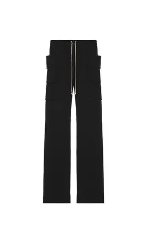 Rick Owens Creatch Cargo Drawstring Pants In . Also - Black