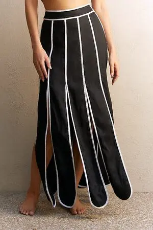 Azulu Ceta Len Maxi Skirt