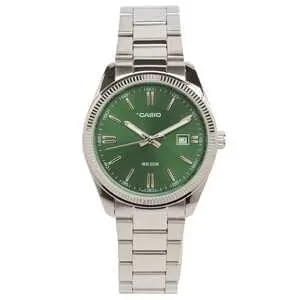 Casio Vintage Watch - Silver/green