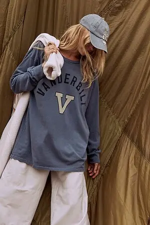 The Original Retro Brand Collegiate Long-Sleeve Tee Vanderbilt