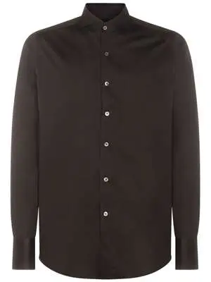 Canali Long-sleeve Cotton Shirt