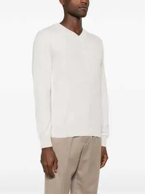 Brioni Ribbed-knit Sweater - Grey