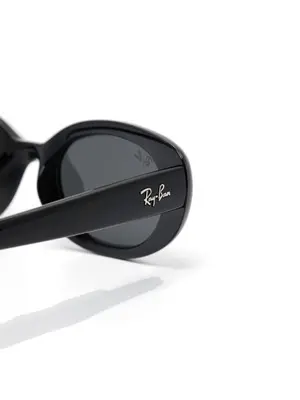 Ray-ban Oval Frame Sunglasses - Black