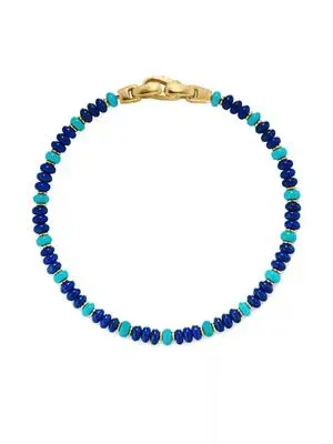David Yurman 18kt Yellow Bead Bracelet - Gold