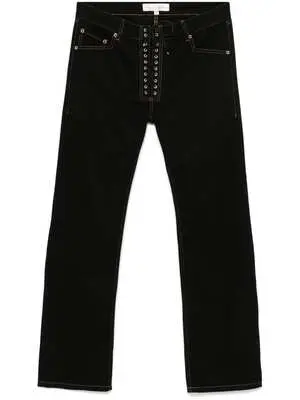 LUDOVIC DE SAINT SERNIN Straight-leg Lace-up Jeans
