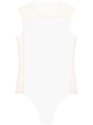 COURREGES Illusion Bodysuit - White